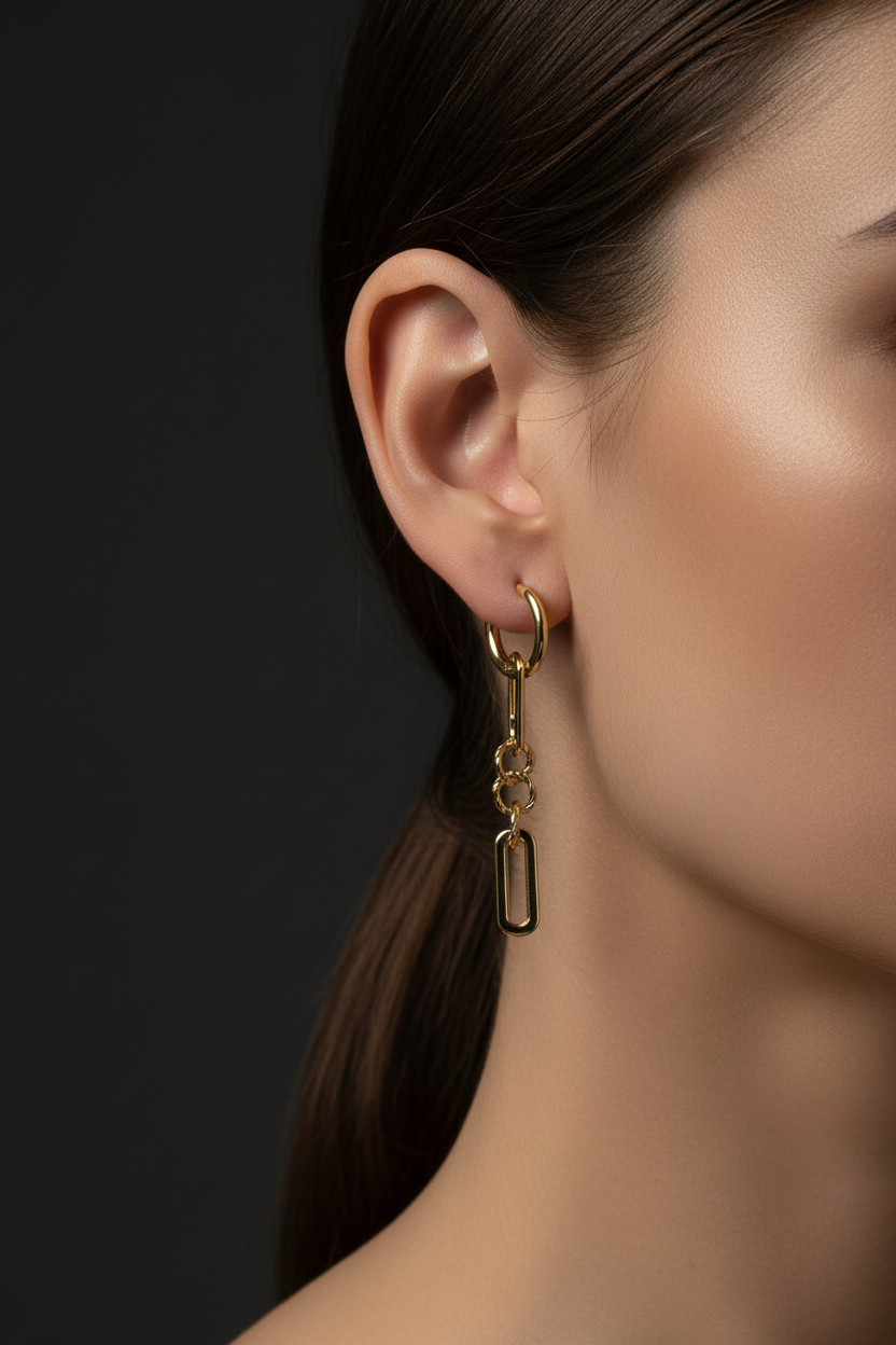 Chain Link Earrings – Whimsy Steel